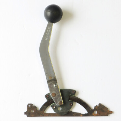 HURST Factory Olds 442 Cutlass Dual Gate Shifter stick w guide & Knob ...