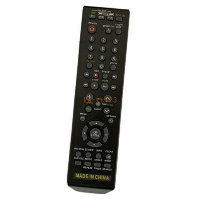 VCR Remote Control For Samsung DVD-VR330 DVD-VR335 DVD-VR329 DVD-VR357 ...