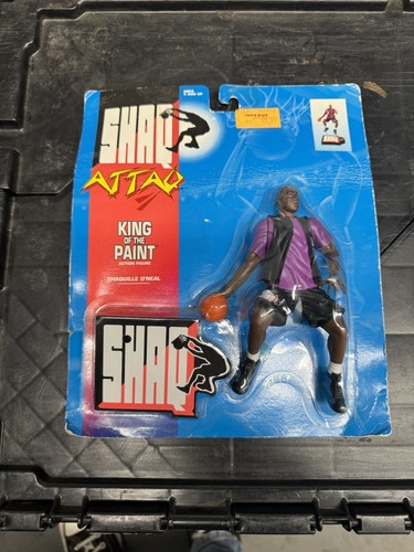 1993 Shaq Attaq King Of The Paint Action Figure Orlando Magic 90s toy ...
