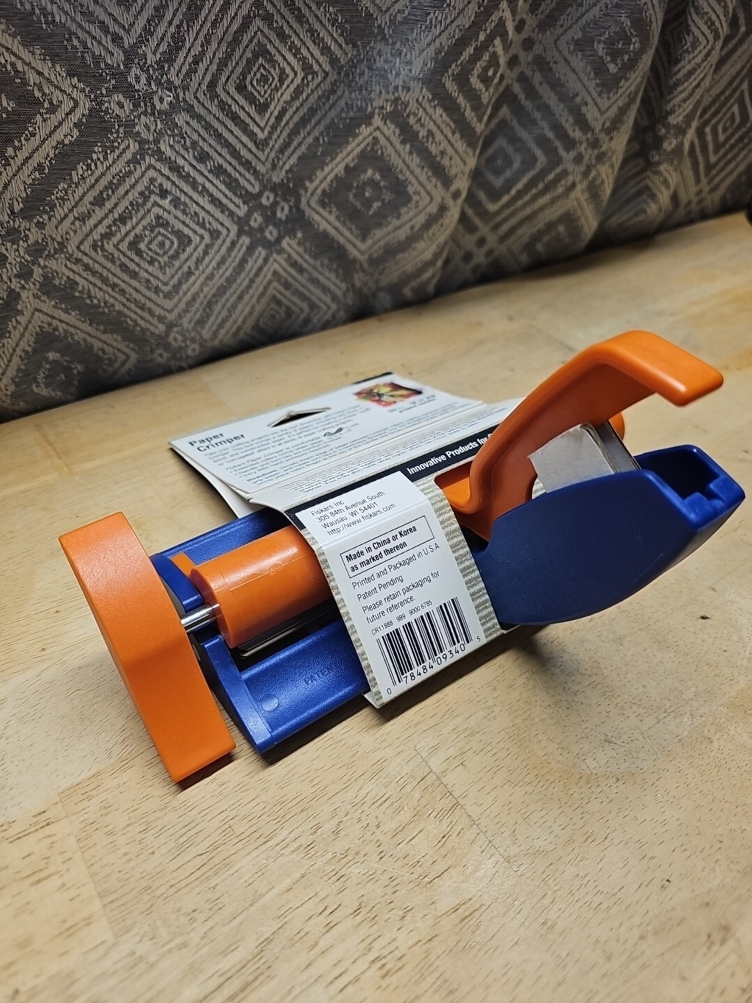 Fiskars Paper Crimper Tool 9340 Extra Wide 6.5" Rollers for sale online ...