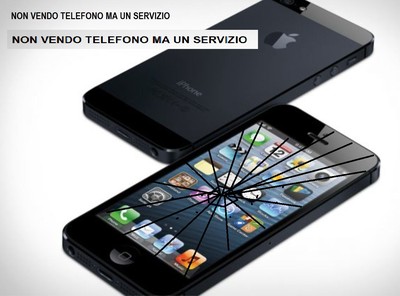 CENTRO ASSISTENZA RIPARAZIONE TOUCH SCREEN VETRO ROTTO IPHONE 5S NERO o ...