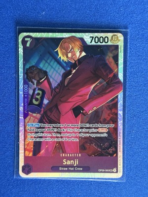 Sanji One Piece TCG Emperors in the New World OP09-065 Super Rare - PWE ...