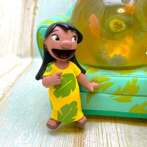 Super Rare Lilo & Stitch Sofa Aloha Snow Globe Music Box Figure Disney ...