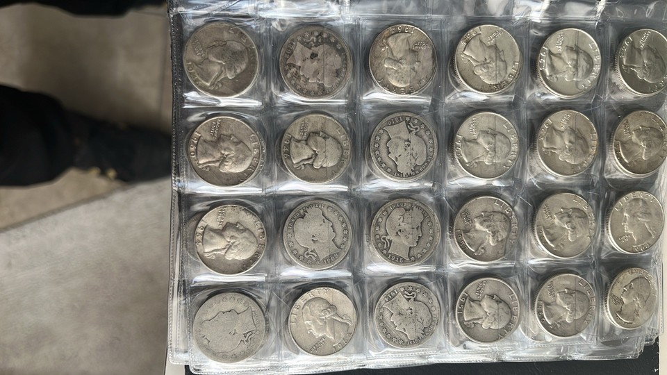 90% Silver Quarters- Roll of 40 Coins ($10 FV) SKU04 | eBay