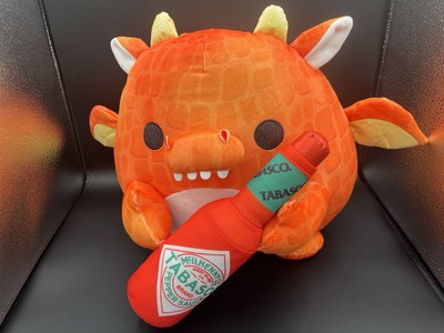 Zuru Snackles Felix Tabasco Dragon 14" Mini Brands Stuffed Plush - with ...