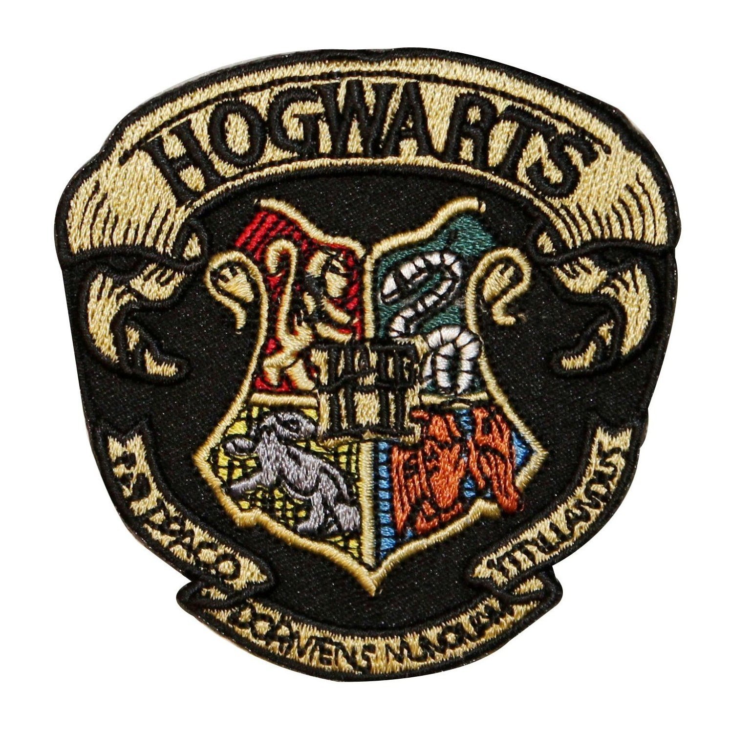 Hogwarts School Robe Emblem & Coat of Arms Harry Potter 3" Embroidered ...