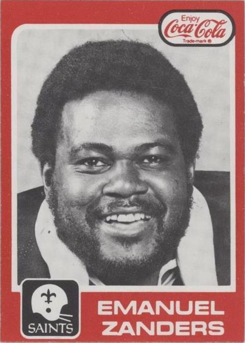 1979 Topps Coca-Cola New Orleans Saints Emanuel Zanders #38 for sale | eBay