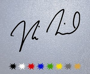 STICKER PEGATINA DECAL VINYL Vin Diesel Signature | eBay