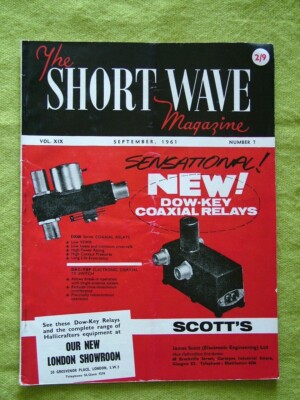 THE SHORT WAVE MAGAZINE / SEPT 1961 / MOBILE RECEIVERS FOR SIX BANDS ...