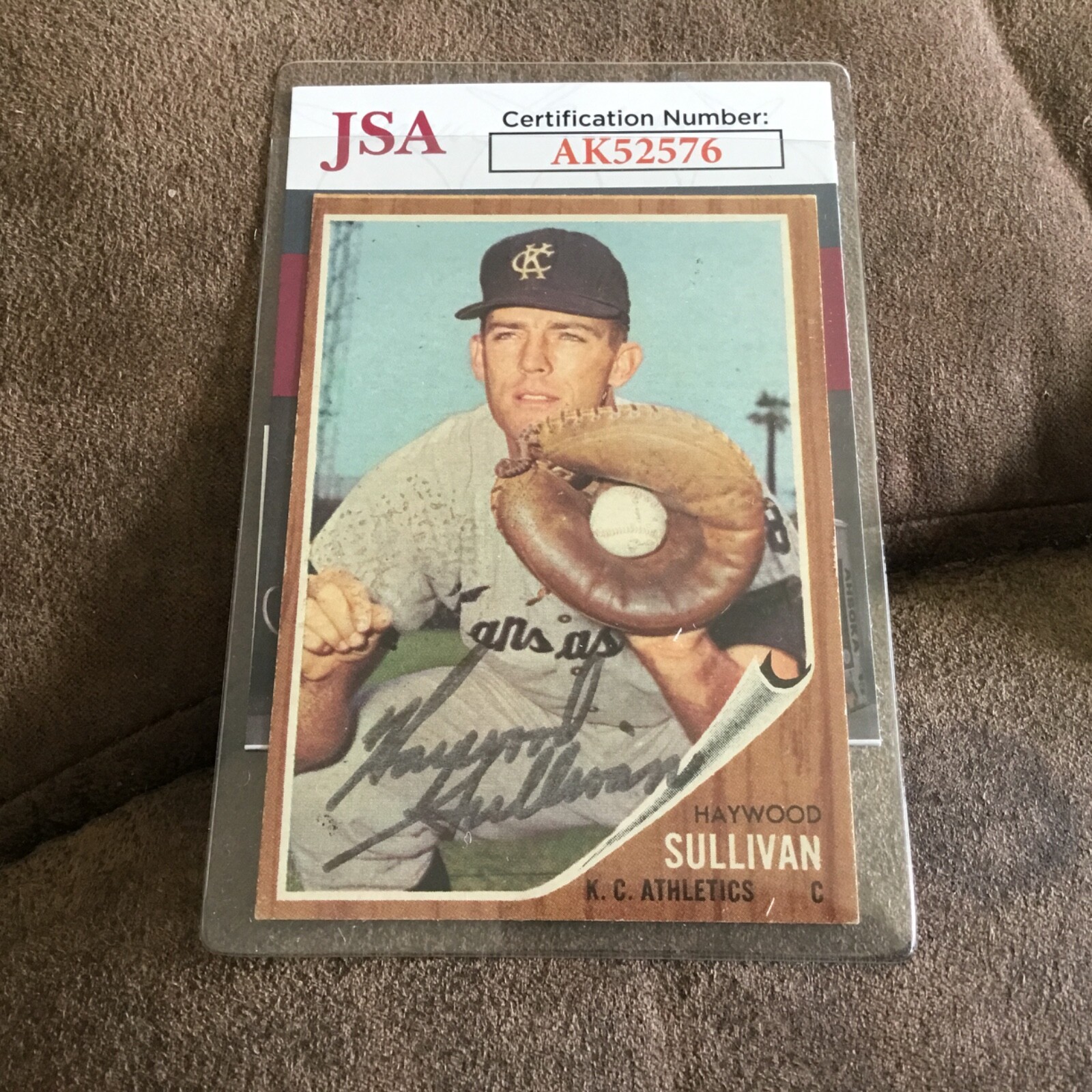 Autographed 1962 Topps Haywood Sullivan DEC JSA Cert. | eBay