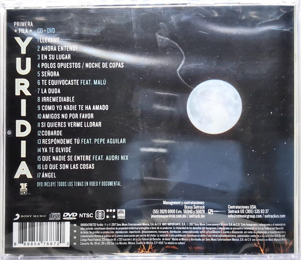 Yuridia – Primera Fila (2017, CD + DVD) | eBay