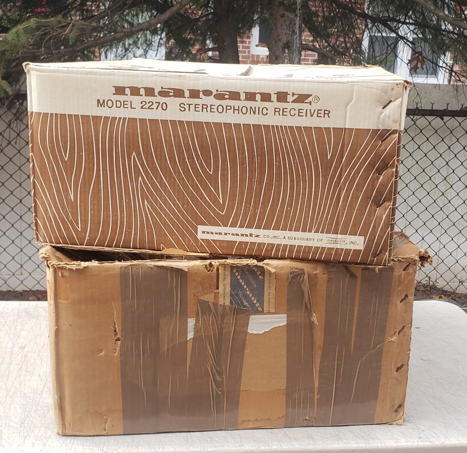 Vintage 70s MARANTZ 2270 ORIGINAL Inner and Outer BOX ONLY | eBay