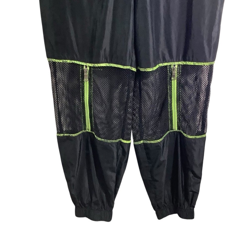 I.AM.GIA Junior Size Medium Black And Yellow Green Mesh Pant | eBay