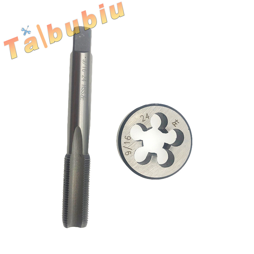 9/16-24 LH (9/16x24LH) Left Hand Thread Per Inch Tap and Die Set HSS ...