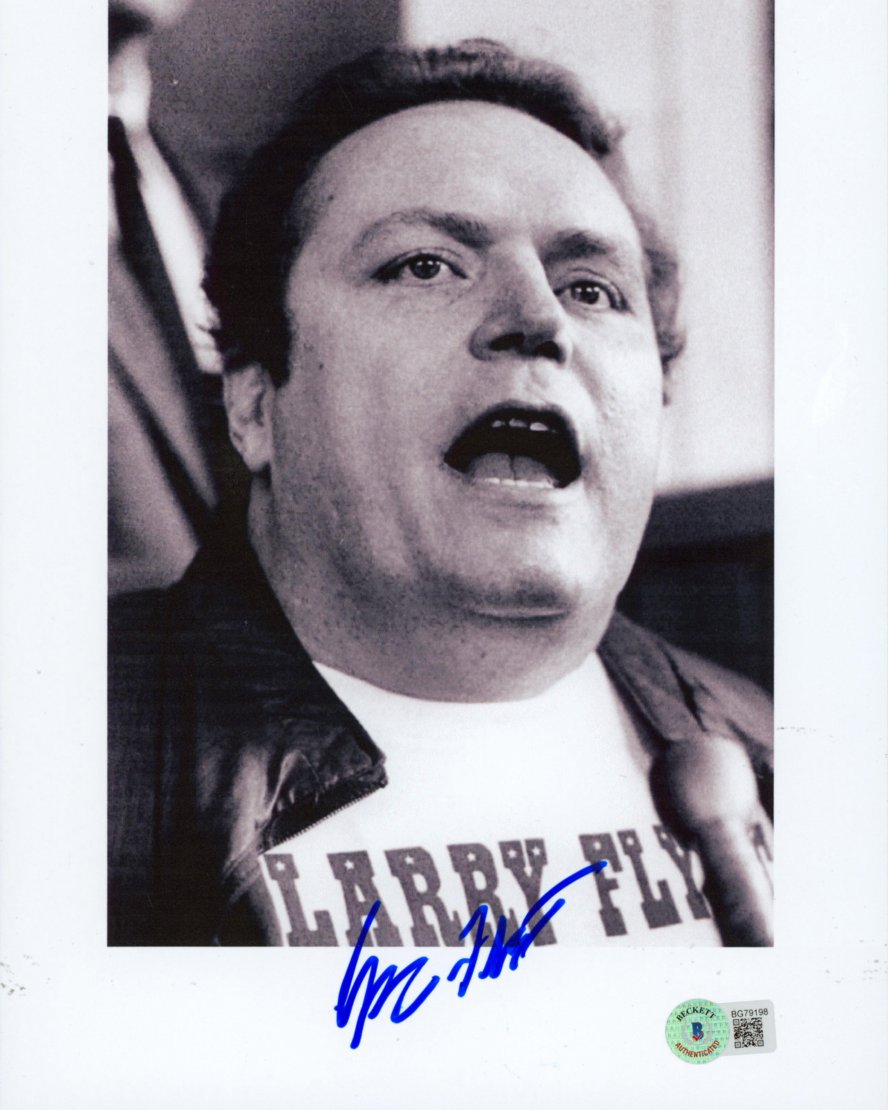 Larry Flynt Hustler Magazine Authentic Signed 8.5x11 Photo BAS #BG79198 ...
