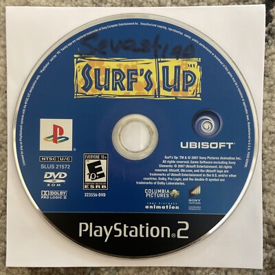 🔥 Surf's Up (Sony PlayStation 2 PS2, 2007) Good Disc Only! See ...