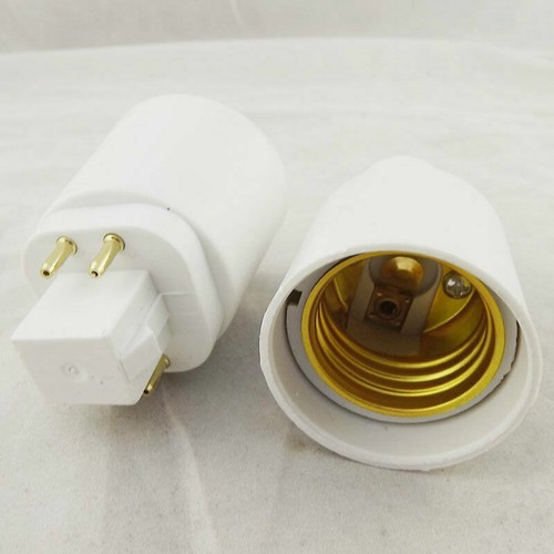 G24q to E27 Socket Base Screw LED Lamp Halogen Light Adapter-Converter ...