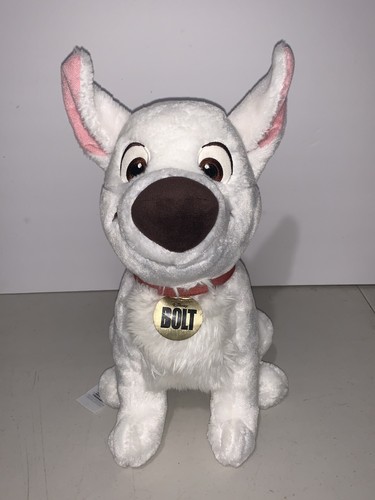 Disney Parks Bolt 13" Plush White Dog Stuffed Animal Sitting ...