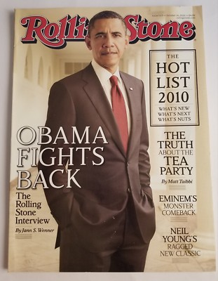 Barack Obama Rolling Stone Magazine Issue #1115 October 14, 2010 | eBay