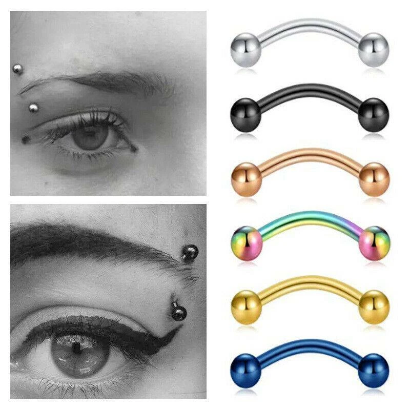 Eyebrow Piercings Types
