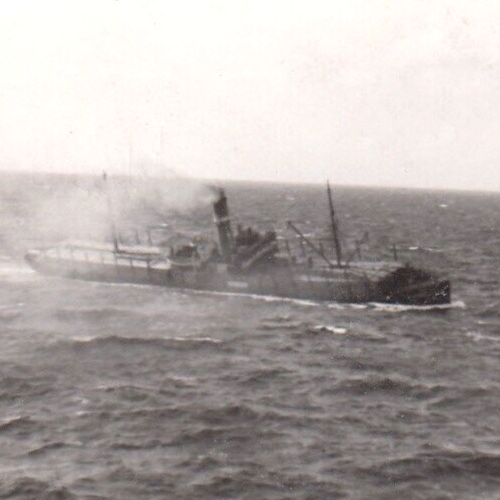 VTG WW2 Original Photo 1940 Freighter Cargo Ship Steamer Ocean Vessel ...