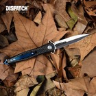 3 inch pocket Knife with Clip D2 blade Folding knife Carbon Fiber ...