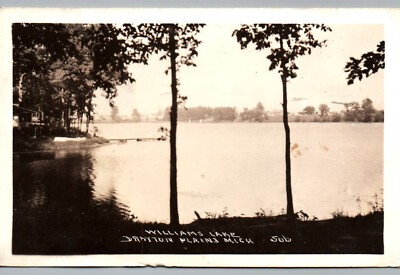 RPPC Drayton Plains MI Williams Lake 1940s Michigan Real Photo, Oakland ...