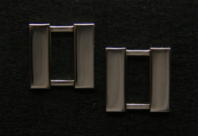 2 TWO LIEUTENANT 0-3 REGULATION RANK BAR COLLAR HAT PIN US NAVY ...