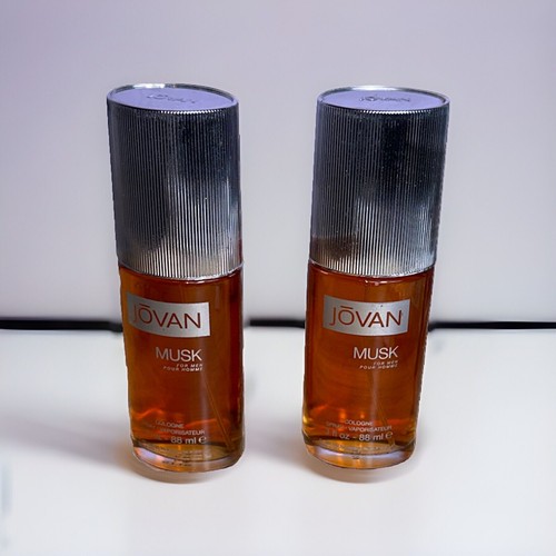 Jovan Musk Cologne Spray *** 2 BOTTLE SET ****. 3 oz (unboxed) for Men ...