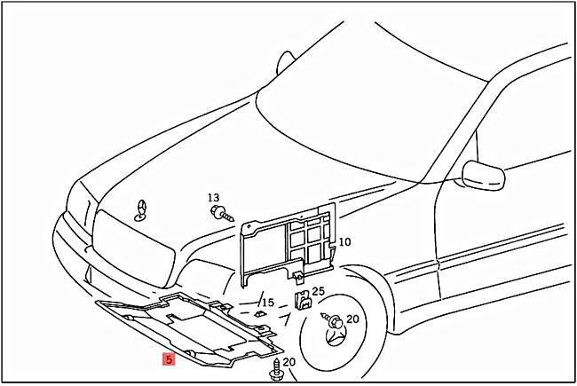Genuine MERCEDES A208 C208 S202 W202 C-CLASS W202 Trim 2025240430 | eBay