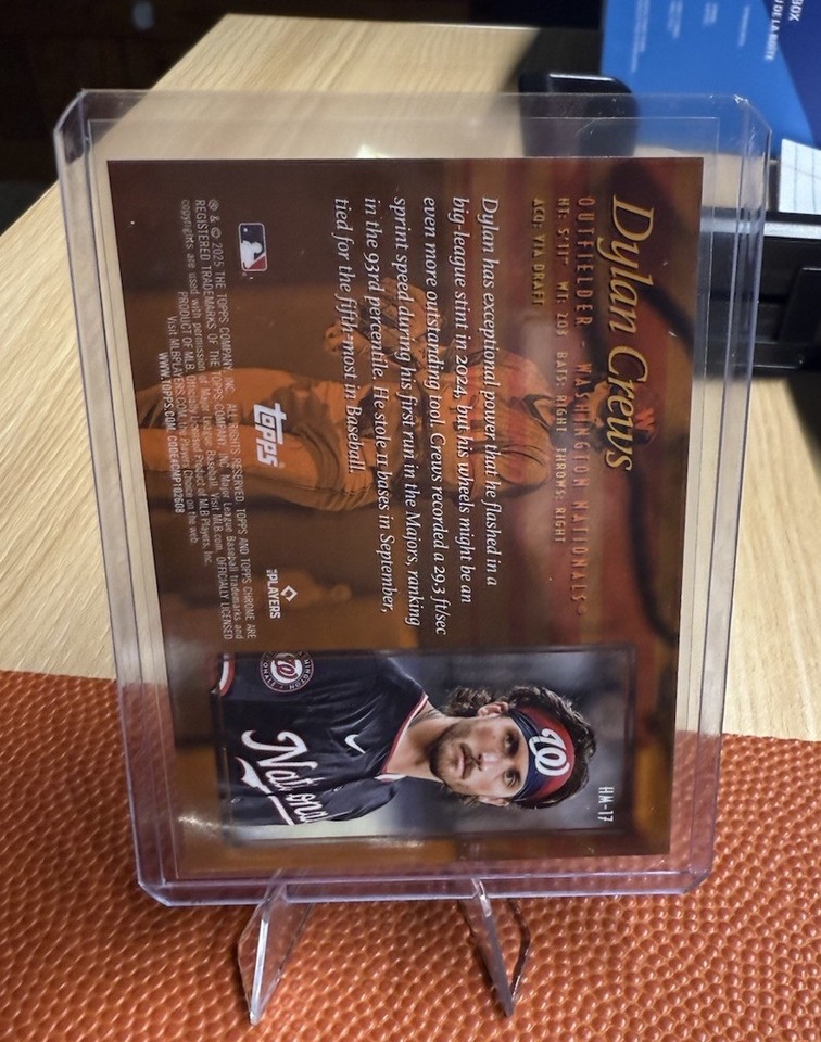 Topps Chrome 2025 Dylan Crews Hobby Masters SSP 1:2543 Hobby Packs | eBay