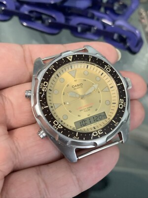 Casio "Arnie" AMW-320D Ana-Digi 46mm Men's Watch Brown Bezel No Strap ...