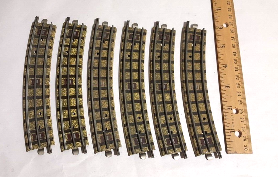 HORNBY DUBLO - 3 RAIL - 00 Gauge - 6 PIECES - CURVED TRACK | eBay