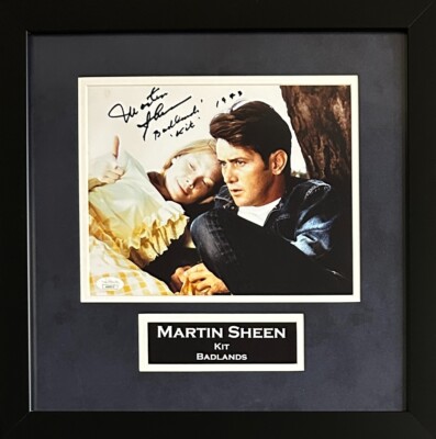 Martin Sheen autographed inscribed framed 8x10 BadLands JSA COA Kit | eBay