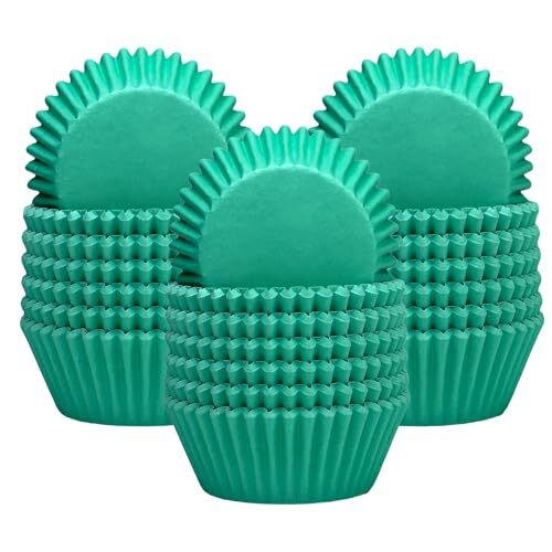 Jumbo 300-Count Cupcake Liners Cupcake Cups Food Grade Light Green ...