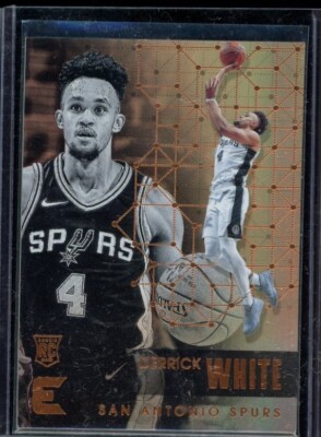 2017-18 Panini Essentials Derrick White Rookie RC #103 San Antonio ...