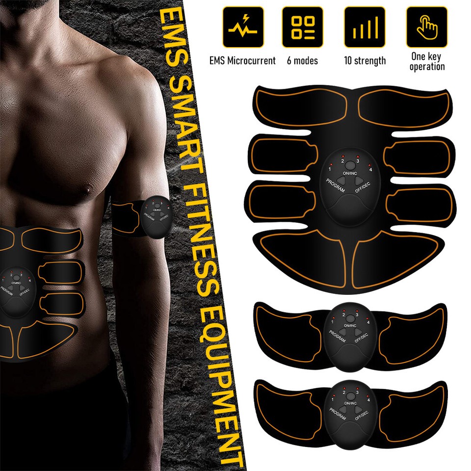 Electric Muscle Training Toner Machine ABS Toning Belt Simulation Fat ...