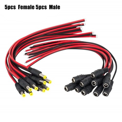 10PCS Male Female DC Power Supply Cable Set for Efficient Connectivity ...