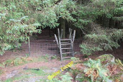 Photo 6x4 Stile into Coed Cymerau Rhyd-y-sarn The path leading away ...