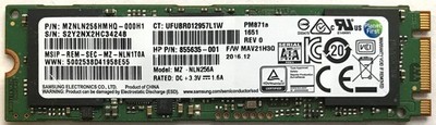 Samsung MZ-NLN256A 256GB SATA SSD M.2 PCIe PM871a Laptop MZNLN256HMHQ ...