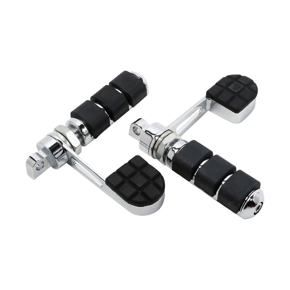 Stirrup Foot Pegs W/Heel Rest Fit For Harley Sportster XL 883 1200 Iron ...
