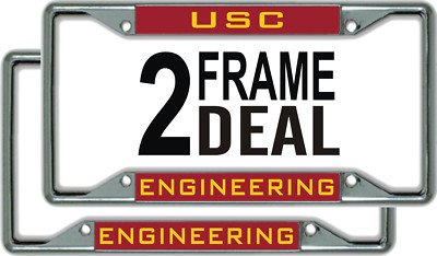 USC ENGINEERING License Plate Frames | eBay