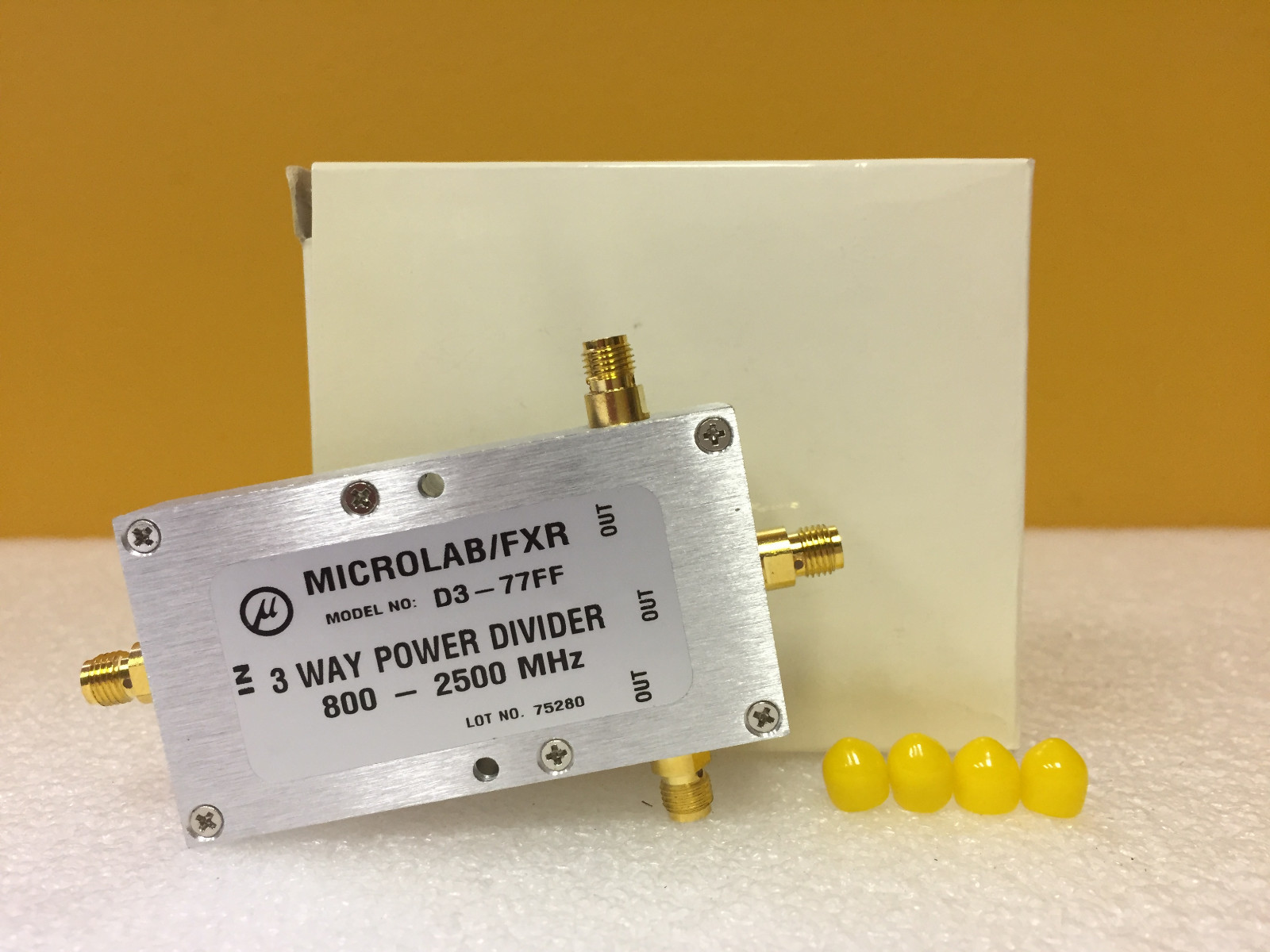 Microlab / FXR D3-77FF 800 to 2500 MHz, Power Splitter-Wilkinson Divider. New! | eBay