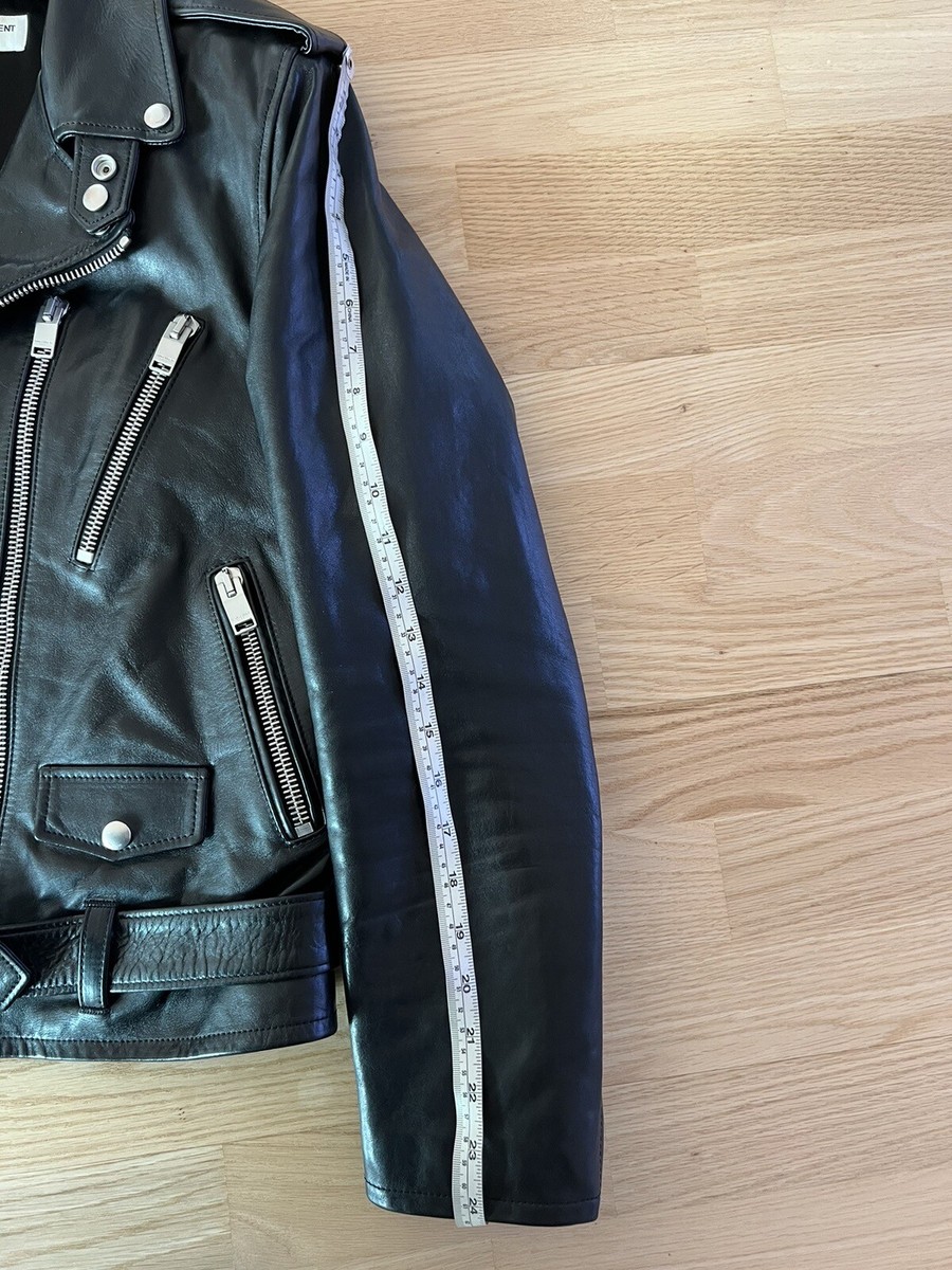 Saint Laurent Paris L17 Leather Jacket - Sz. 48 (M) - Hedi Saint Laurent Paris L17 Leather Jacket - Sz. 48 (M) - Hedi