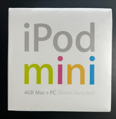 NEW IN BOX Apple iPod Mini 4 GB Silver 1st Gen M9160LL/A 2004 model ...