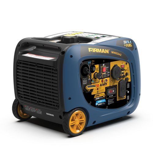 FIRMAN WH03242F 4000W Electric Start Dual Fuel Inverter Generator ...