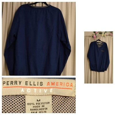 Perry Ellis America Active Men's Pullover Golf Jacket Size M | eBay