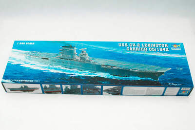 Trumpeter Scale Models 5608 1/350 USS Lexington CV2 Aircraft Carrier ...