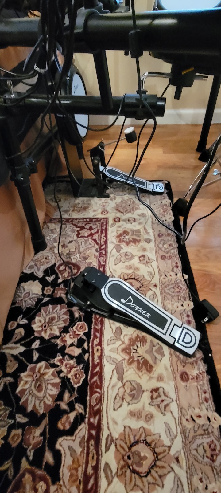 Donner DED-400 Electric Drum Set, Quiet Electronic Drum Kit for Adults ...