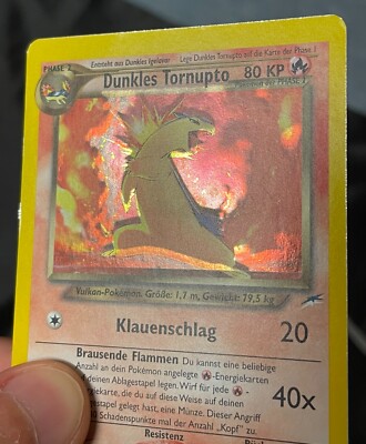 GERMAN Dark Typhlosion - Holo Shift ERROR - Neo Destiny - 10/105 ...